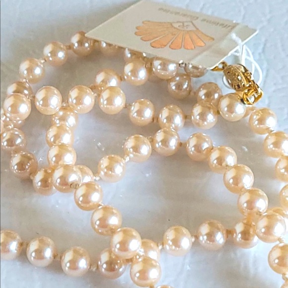 Vintage | Jewelry | Richelieu Vintage Simulated Pearls Necklace Nwt ...